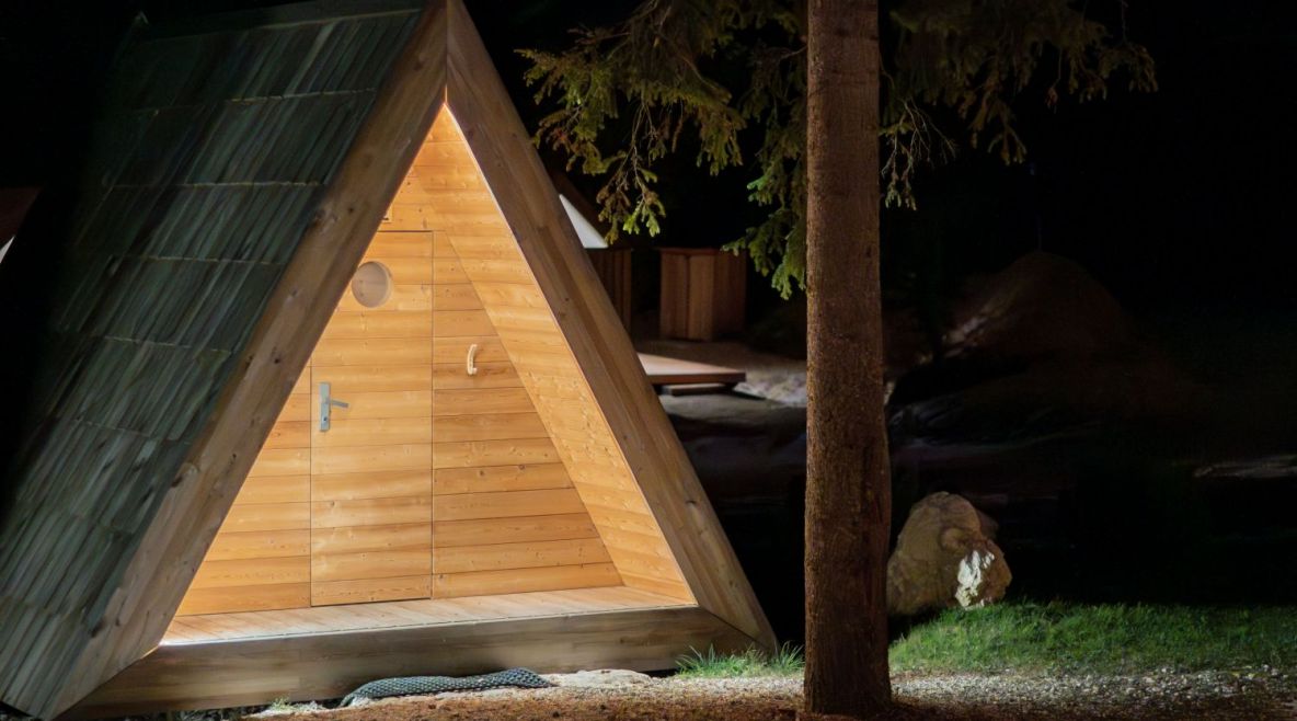 A-Frame Cabin Dolomiti - Camping Sass Dlacia